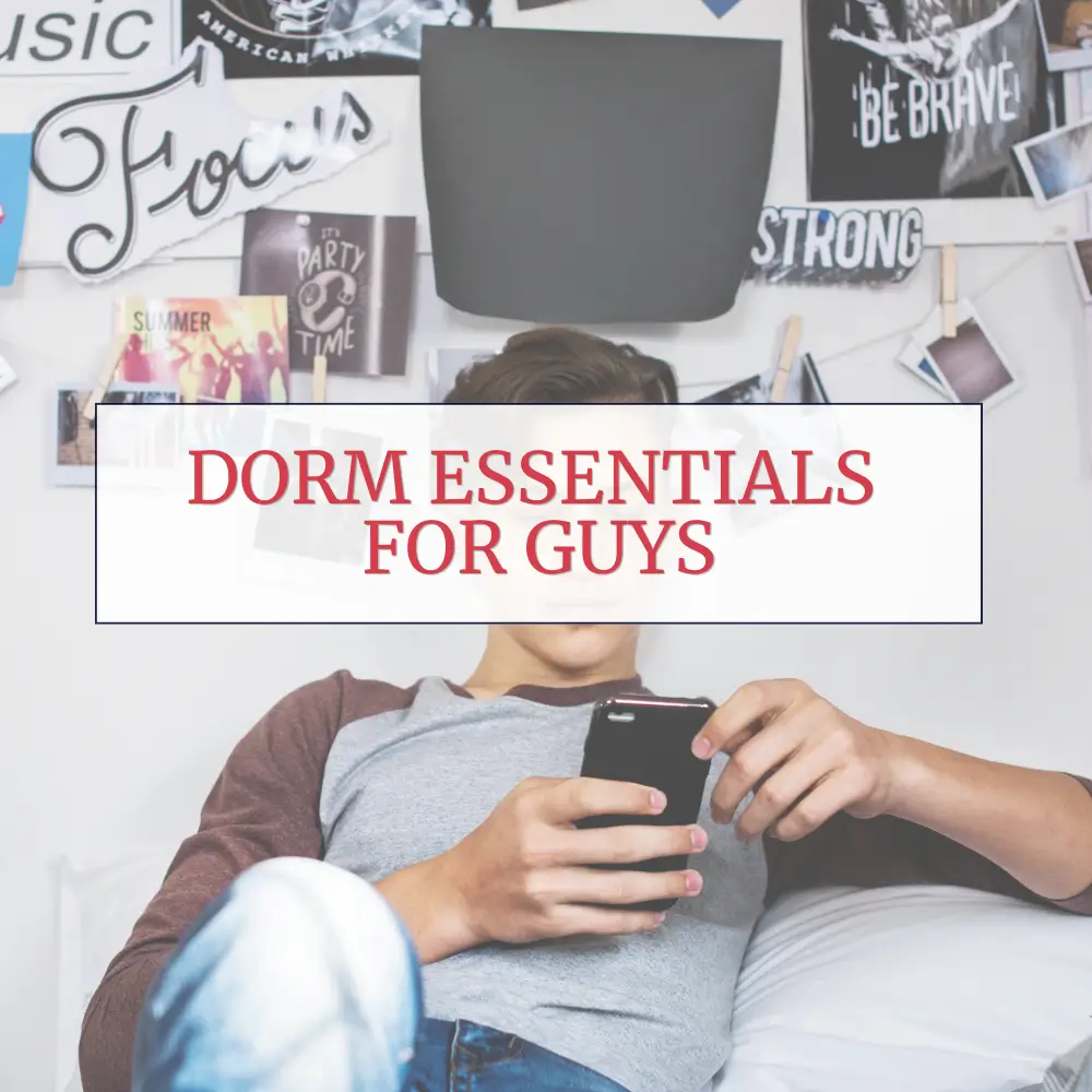 The Guy Dorm Room Essentials List That's Actually for Guys